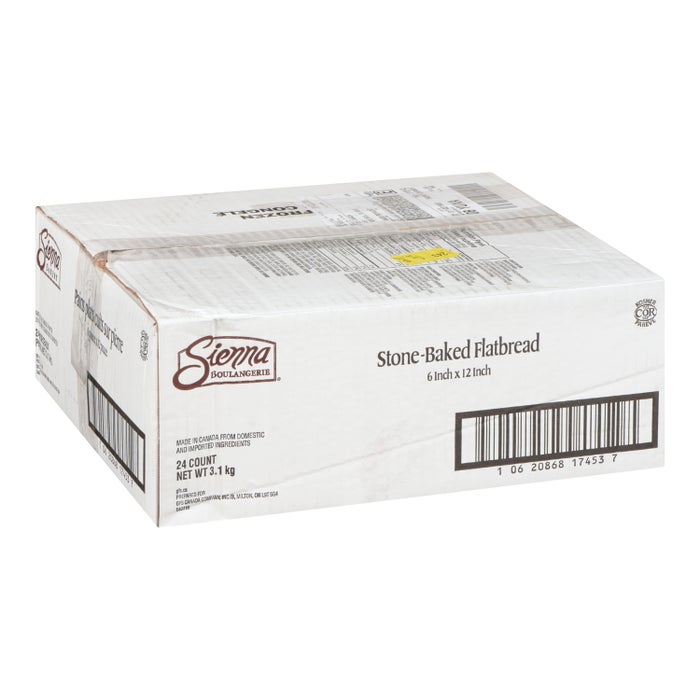 Sienna Bakery, 6X12In Stone Baked, Flatbread, Thaw & Serve – FireSide ...